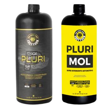 Shampoo Automotivo Pluri Mol + MultiLimpador Pluri 1,5L Easytech ...