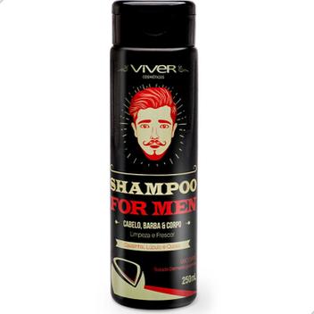Shampoo Barba E Corpo 3 Em 1 Linha Homem - Viver Company - Shampoo para ...
