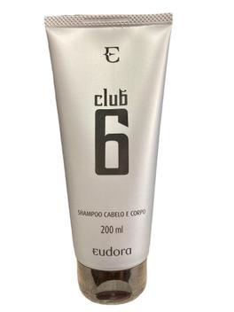 Shampoo Cabelo & Corpo Club 6 - Eudora - 200ml - Shampoo - Magazine Luiza