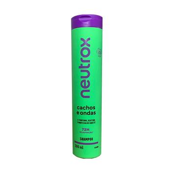 Shampoo Cachos E Ondas 72h De Definição 300ml Neutrox - Shampoo ...