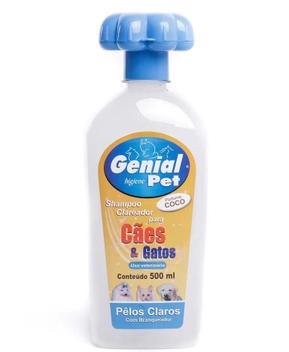 Shampoo Clareador Genial Pet 500ml - Shampoo e Condicionador para ...