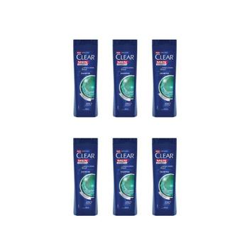 Shampoo Clear 400Ml Limpeza Diaria 2 Em 1 - Kit Com 6Un - Shampoo ...
