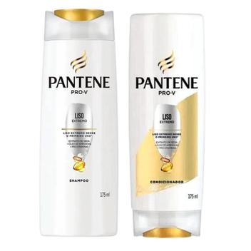Shampoo + Condicionador Pantene Pro-V Liso Extremo 175Ml - Kit Shampoo e Condicionador ...