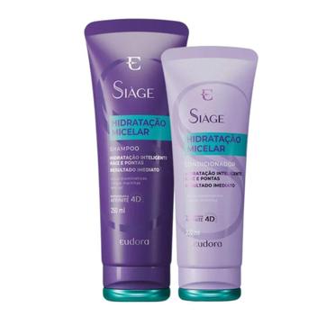Shampoo + Condicionador Siage Eudora Hidratação Micelar - Kit Shampoo e ...