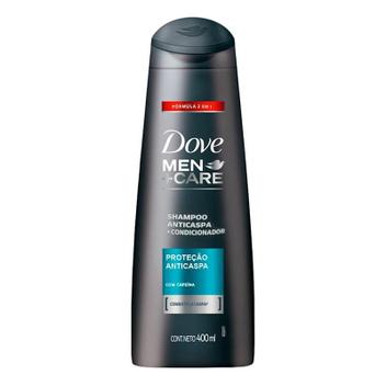 Shampoo Dove + Condicionador Men+Care Anticaspa 400ml - Dove Men ...