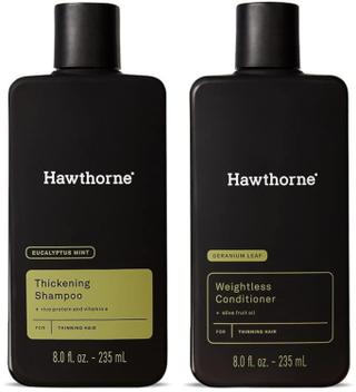 Shampoo e condicionador de cabelo Hawthorne Thickening Masculino - Kit ...