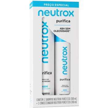 Shampoo e Condicionador Neutrox Purifica - Kit Shampoo e Condicionador ...