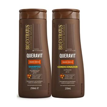 Shampoo e Condicionador Queravit Tto Instantâneo - Bio Extratus - Kit ...