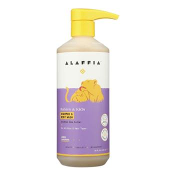Shampoo e sabonete líquido Alaffia Babies and Kids 473ml - Kit Shampoo ...