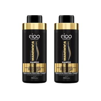 Shampoo Eico 450Ml Tratamento Mandioca - Kit C/2Un - Kit de Tratamento ...