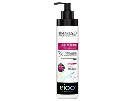 Shampoo Eico New Cosmetic Liso Mágico - 280ml - Shampoo - Magazine Caboge