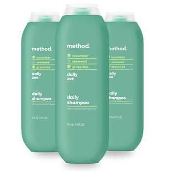 Shampoo Everyday Daily Zen Chá Verde - Kit com 3 Unidades de 414ml ...