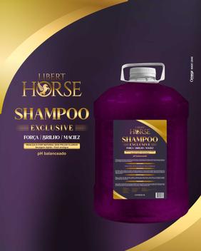 Shampoo Exclusive 5L - Libert Horse Shampoo para cavalos de pelos claros - Outros Pet Shop ...