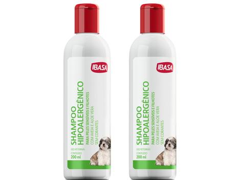 Shampoo Hipoalergênico 200ml - Ibasa - 2 Unidades - Shampoo e ...