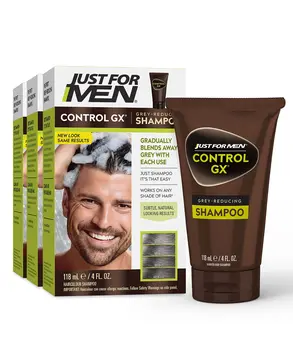 Shampoo Just for Men Control GX - Redutor de Cabelos Grisalhos (120ml ...