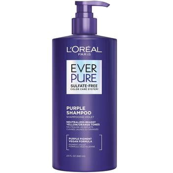 Shampoo L'Oréal Paris EverPure Latão Tonificante Roxo 680ml - LOréal ...