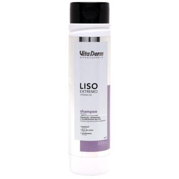 Shampoo Liso Extremo 300ml Vita Derm - Shampoo - Magazine Luiza