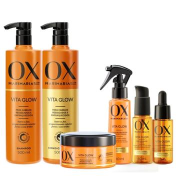 Shampoo Mari Maria Vita Glow 500ml Nutrição+Crescimento - OX - Kit de ...