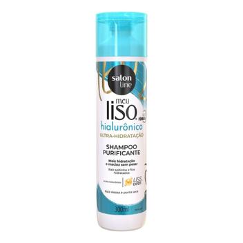 Shampoo Meu Liso Ácido Hialurônico Vegano Salon Line 300ml - Shampoo ...