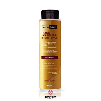 Shampoo Nanotech Nano Cafeína + D-Pantenol 480mL - Sofisticatto ...