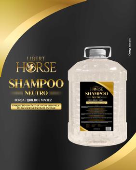 Shampoo Neutro 5L - Libert Horse Shampoo para cavalos de todos os tipos de pelagem - Outros Pet ...
