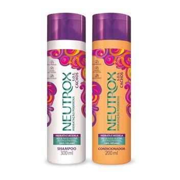 Shampoo Neutrox 300ml+Condicionador 200ml SOS Cachos - Kit Shampoo e ...