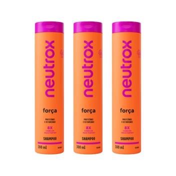 Shampoo Neutrox 300Ml Força - Kit C/3Un - Kit Shampoo e Condicionador ...