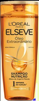 Shampoo Nutrição Elseve Óleo Extraordinário com 200ml - Shampoo ...