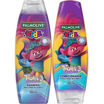 Shampoo Palmolive Kids Trolls 3 Suave e Condicionador Kids Fórmula ...