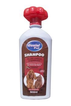 Shampoo Pelos Longos e Sensíveis, Chocolate - Genial Pet - 500ml ...