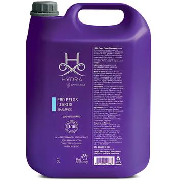 Shampoo Pro Pelos Claros Hydra 5L Concentrado Cão/Gato - Pet Society ...
