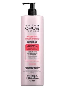 Shampoo Salon Opus Cless 1 Litro Nutrição Crescimento Limpeza e ...