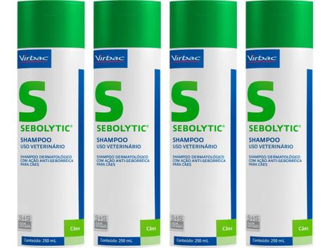 Shampoo Sebolytic Spherulites 250ml Nova Fórmula - Virbac - 4 Unidades ...