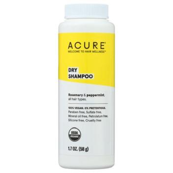 Shampoo seco 1,7 oz, alecrim e hortelã-pimenta da Acure (pacote com 6 ...