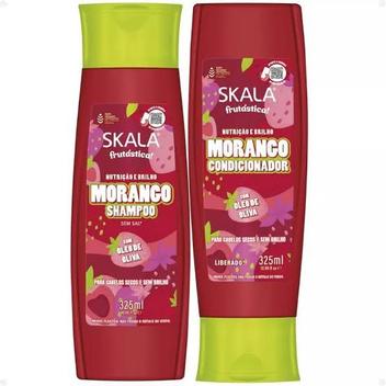 Shampoo skala 325ml frutastica morango mais condicionador 325 ml - Kit ...