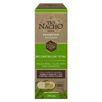 Shampoo Tio Nacho Reconstrutor Total 100% Orgânico e Geleia Real 415ml ...