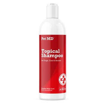 Shampoo tópico Pet MD para cães, gatos e cavalos 473 ml - Shampoo e Condicionador para Cachorro ...