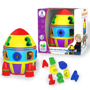 Shape Sorter The Learning Journey Rocket Early Learning - Brinquedos ...