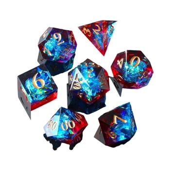Sharp Edge DND Dice Set, Resina Dice para Dungeons and Dragons, Role ...