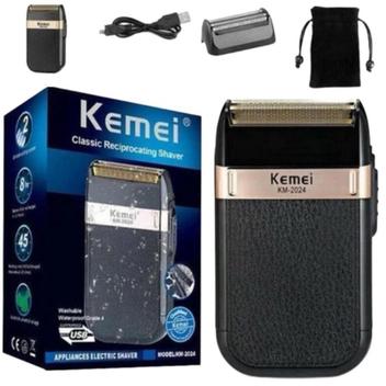 Shaver Kemei 2024 Profissional Impecável - Lippin - Aparador de Pelos, Barba e Cabelo - Magazine ...