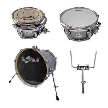 Shell Pack Spanking Bumbo 18 Caixa 10 Tom 8 Tom Holder Duplo - Pele ...