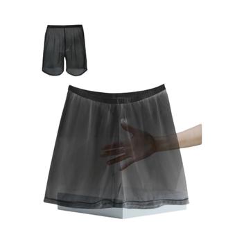 Shorts Boxer Masculinos Longos Confortáveis Respiráveis Semi ...