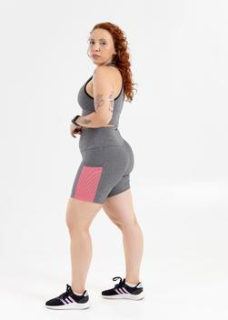 Shorts de academia com bolso de tela - Mannabela - Short Esportivo ...