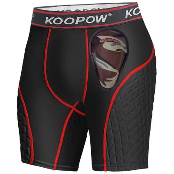 Shorts deslizantes KOOPOW Boys Youth acolchoados com bolso - Short ...