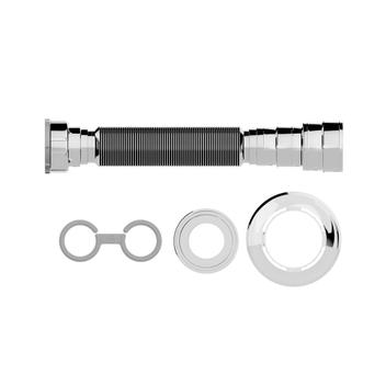 Sifão Sanfonado Extensível Blukit 72Cm Cromado Universal - Sifão ...