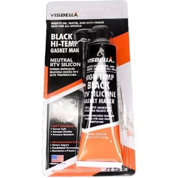 Silicone Alta Temperatura Black 105g Visbella - Silicone Automotivo ...