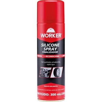 Silicone Lubrificante Spray 300ml 47686 - Worker - Silicone Automotivo ...