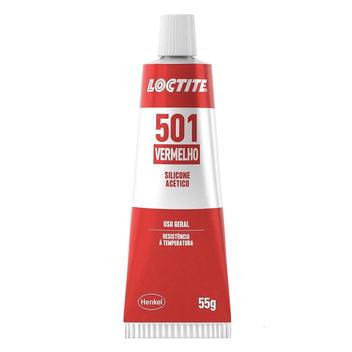 Silicone Vedante Acético Vermelho 55g Loctite 501 - Selante para ...