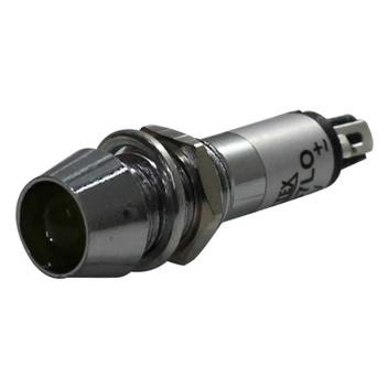 Sinaleiro Redondo 8mm 24VCC/VCA Laranja Metaltex - Lanterna de Carro ...