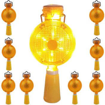 Sinalizador Viario Solar Kit 10 Uni Sinalizaçao Rua Rodovia Estrada ...